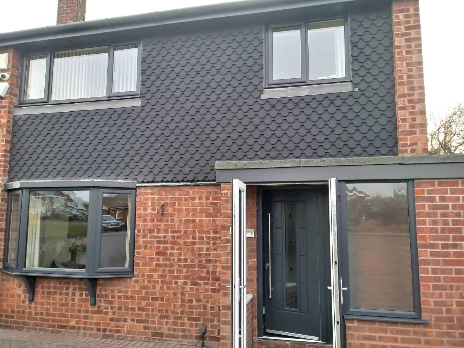 Grey windows and doors for the Short family | Reddish Joinery