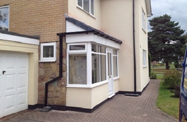 uPVC porch installation in Knutsford | Reddish Joinery